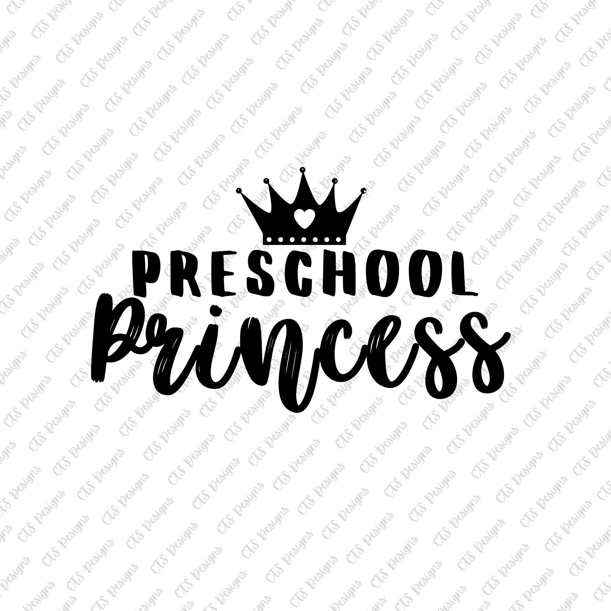 Preschool Princess PNG SVG | Princess | Preschool Svg | Pre K Back to ...