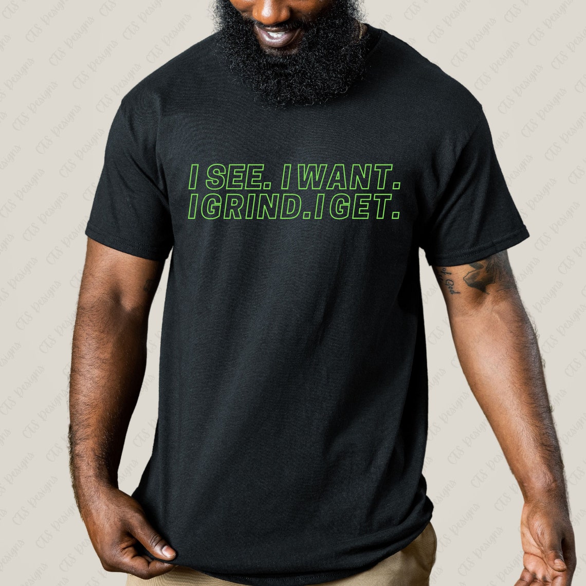 I See I Want I Grind I Get PNG SVG Quotes Phrases and - Etsy