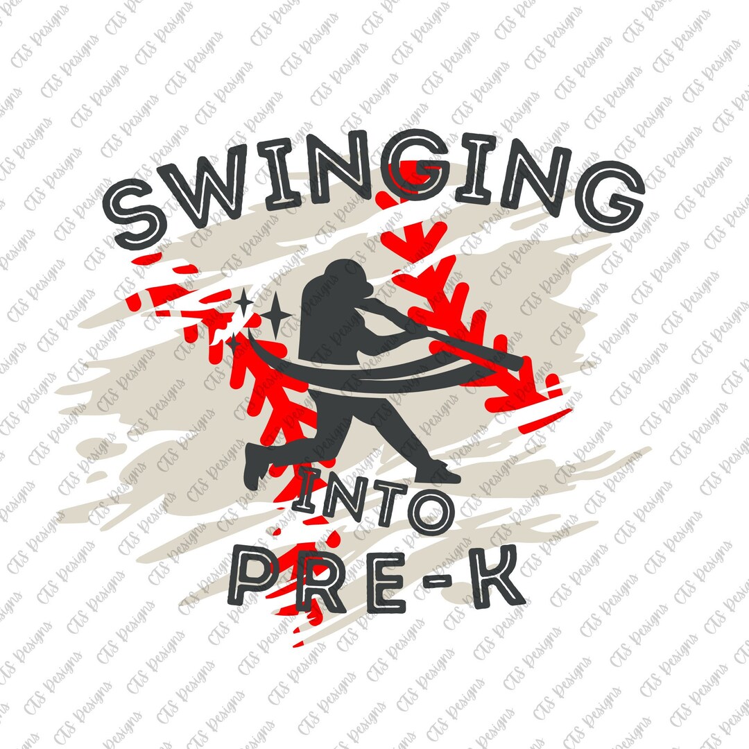 Swinging Into Pre K PNG SVG | Pre K Back to School | Back to School ...