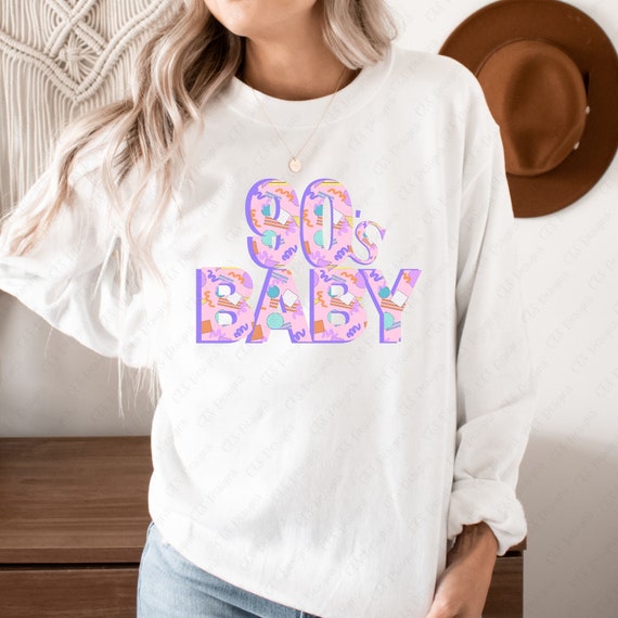 90s Baby PNG Born in the 90s 1990 Retro Png File 90s | Etsy