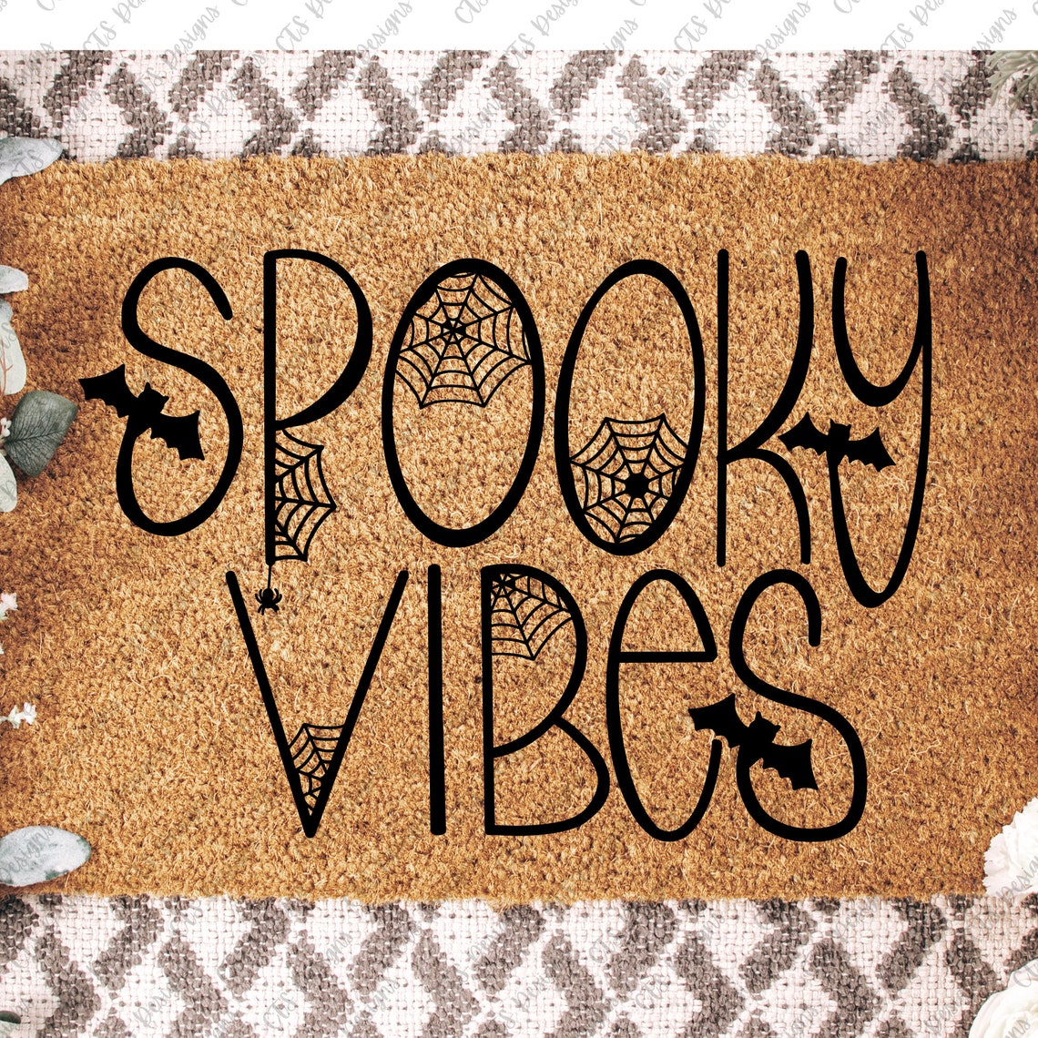 Spooky Vibes PNG SVG Handwritten Design Spooky Shirt - Etsy