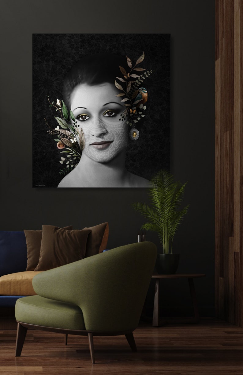 Warda وردة الجزائرية Arabic Wall Art Arabic Printing on - Etsy