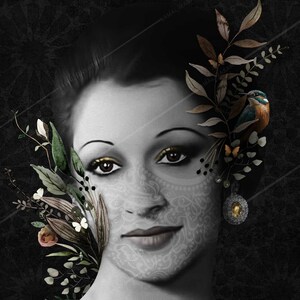 Warda وردة الجزائرية - Arabic Wall Art, Arabic Printing on Canvas ...