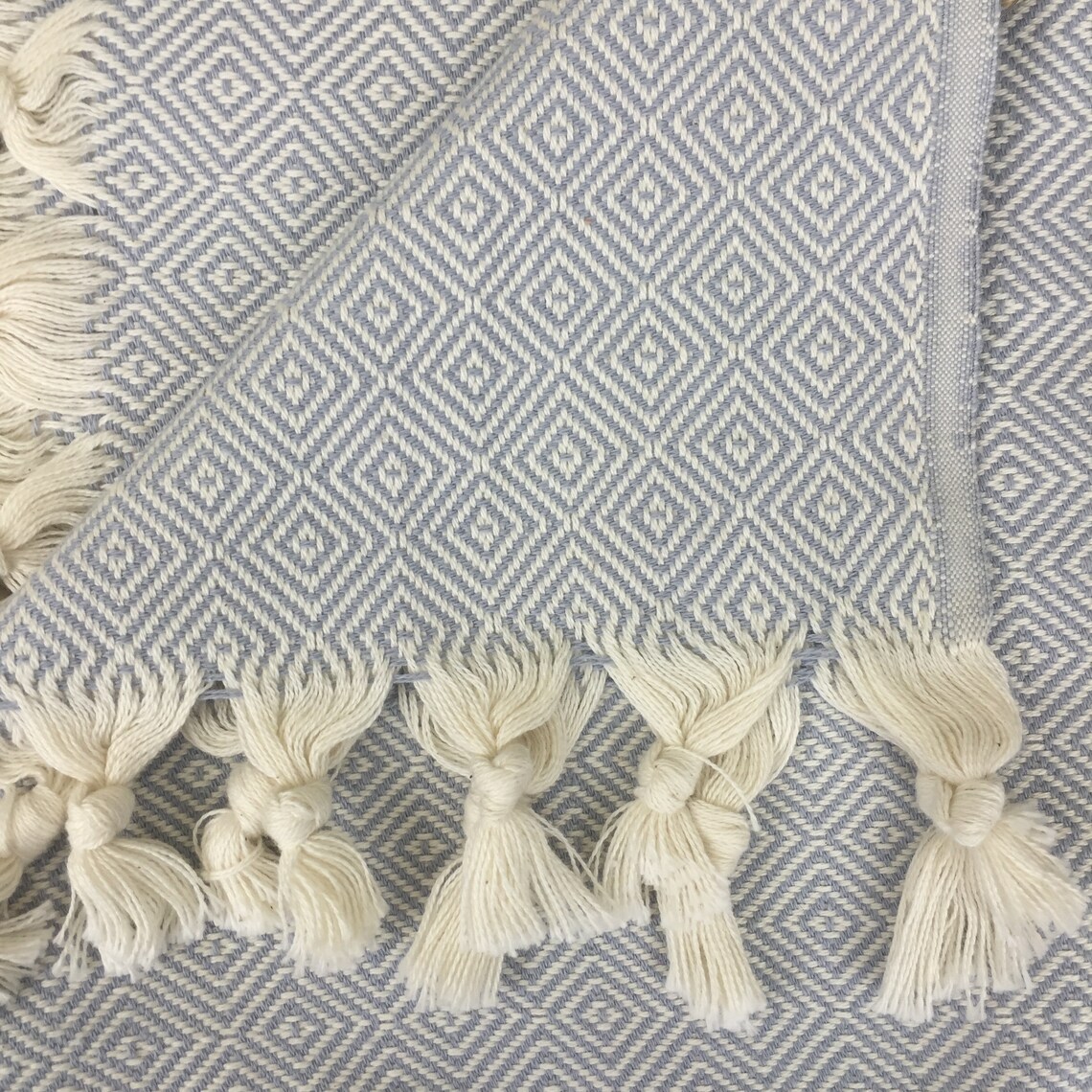 Handwoven Cotton Diamond Design Blanket Bedspread Throw - Etsy