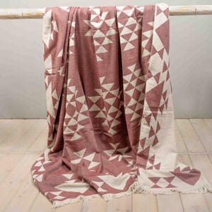 Tribal Blanket Throw Aztec Blanket Geometric Pattern - Etsy