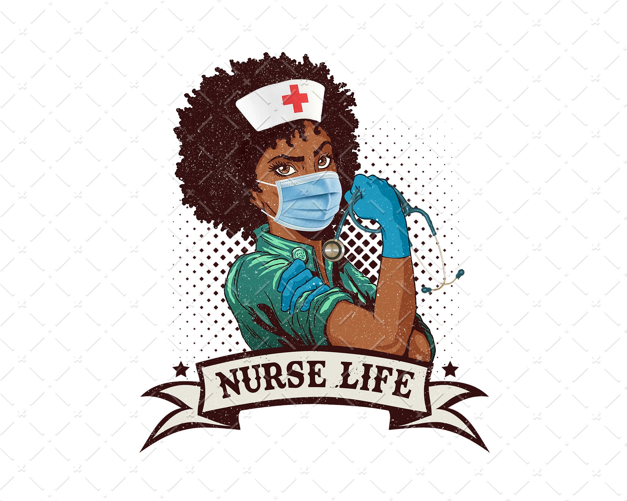 Black Nurse Magic Png Nurse Lift Png Gift For Black | Etsy