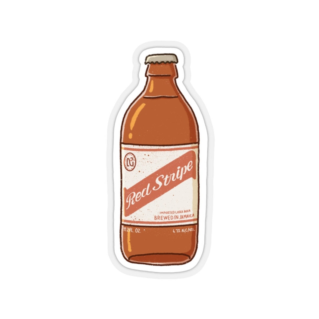 Jamaican Beer Sticker, Jamaica Sticker, Yardie, Laptop Sticker, West ...