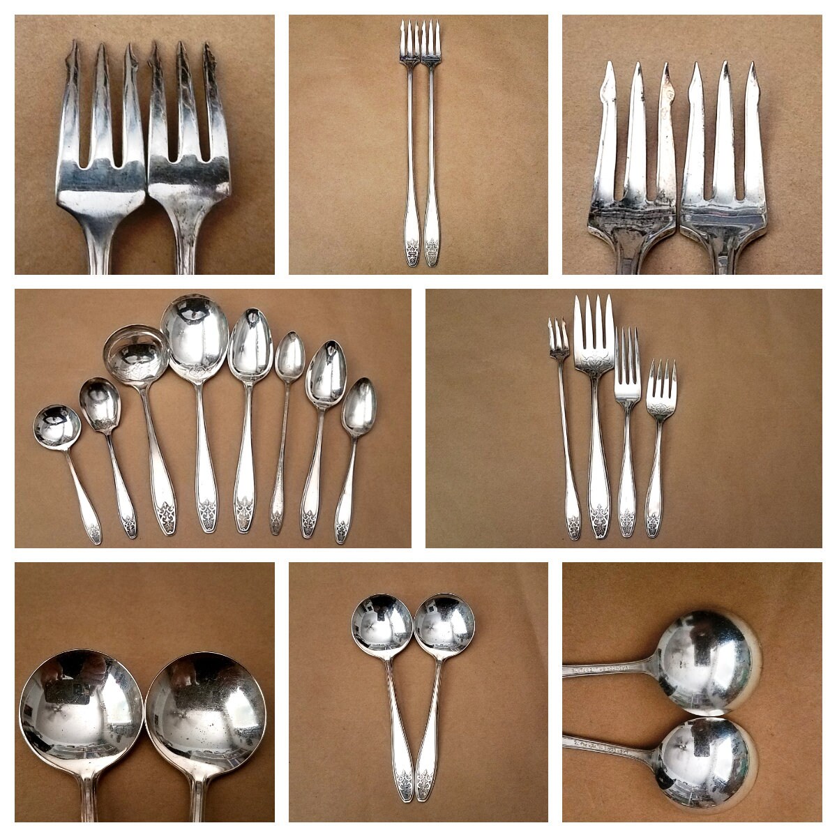 1929 PRINCESS - LADY DORIS Silverplate Flatware, Silverware, Place ...