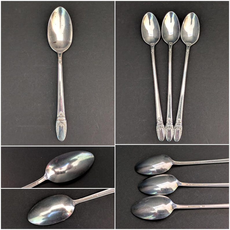 1937 FIRST LOVE Silverplate Flatware, Place & Serving, Rogers Vintage ...