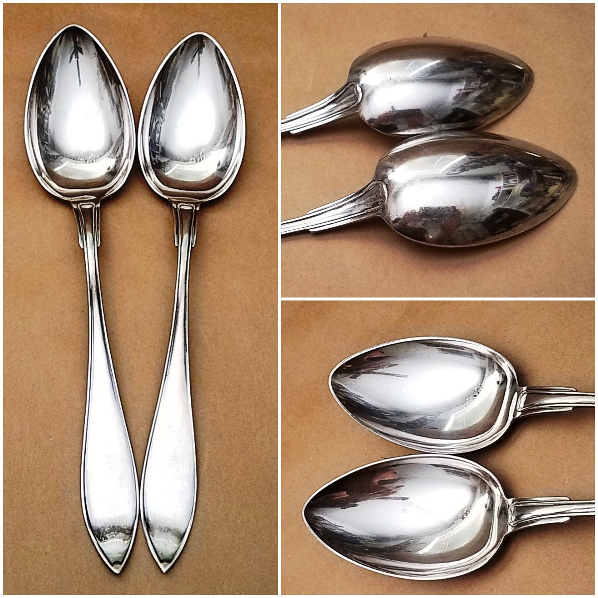 PRIMA Silverplate Flatware Made in Sweden Sleek Design | Etsy