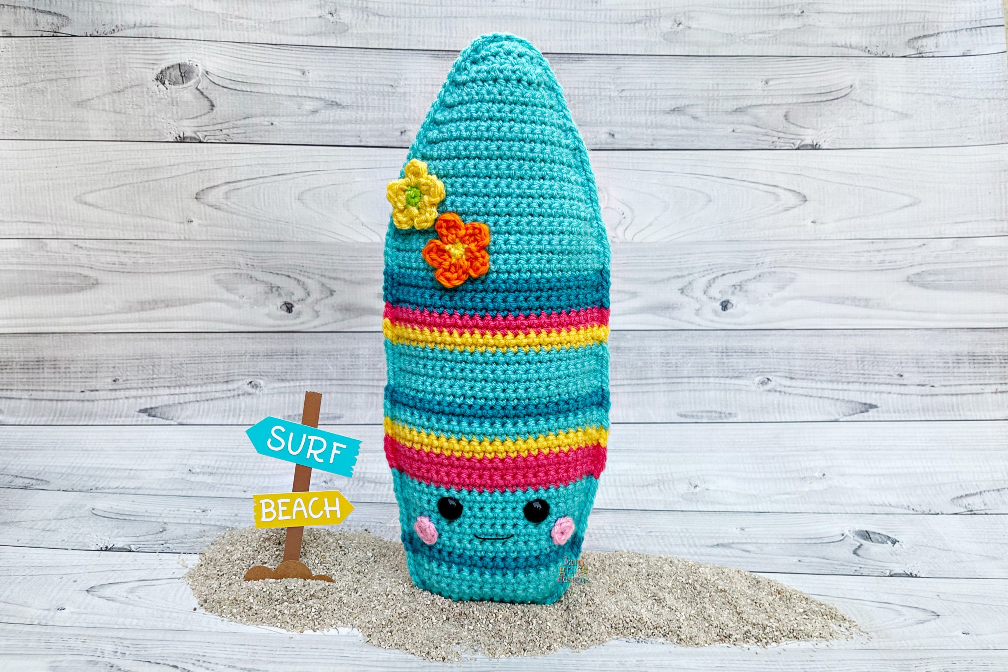 Surfboard Crochet Pattern Surfboard Amigurumi Pattern | Etsy