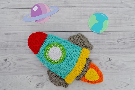Rocket Crochet Pattern Rocket Amigurumi Pattern Rocket - Etsy