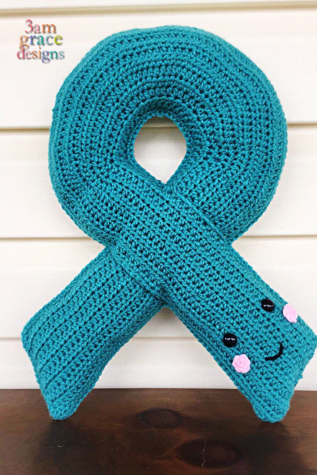 Awareness Ribbon Crochet Pattern, Awareness Ribbon Amigurumi Pattern ...