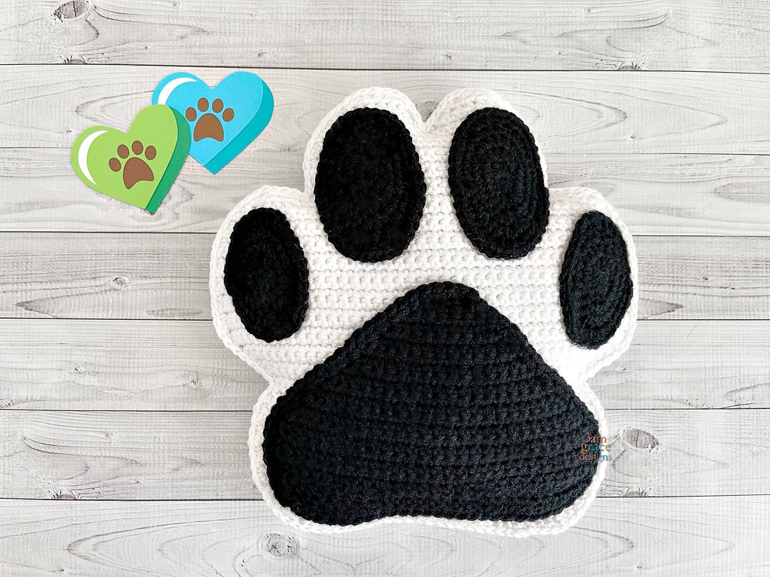 Paw Print Amigurumi Plushie Crochet Pattern Kawaii Cuddler Ragdoll PDF ...
