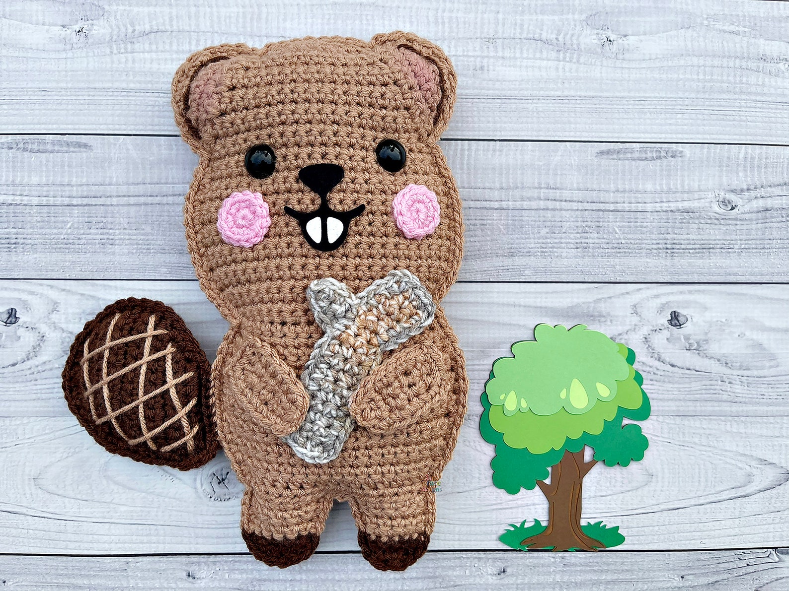 Beaver Crochet Pattern Beaver Amigurumi Pattern Beaver - Etsy