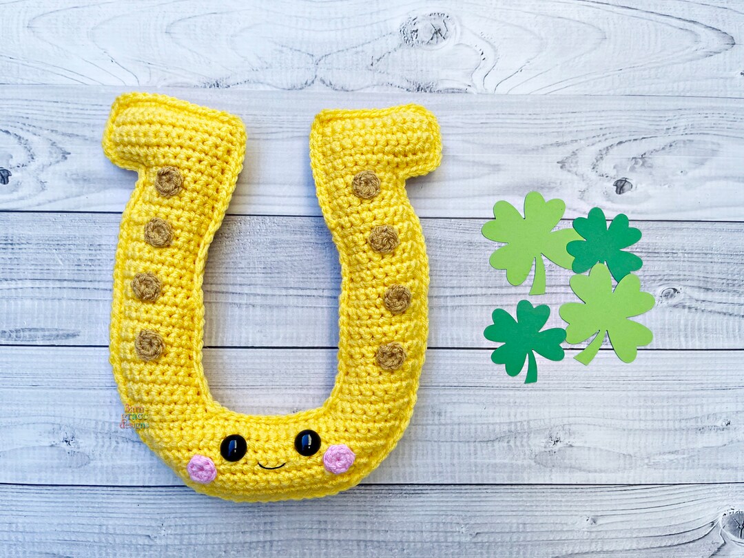 Horseshoe Crochet Pattern, Horseshoe Amigurumi Pattern, Horseshoe ...
