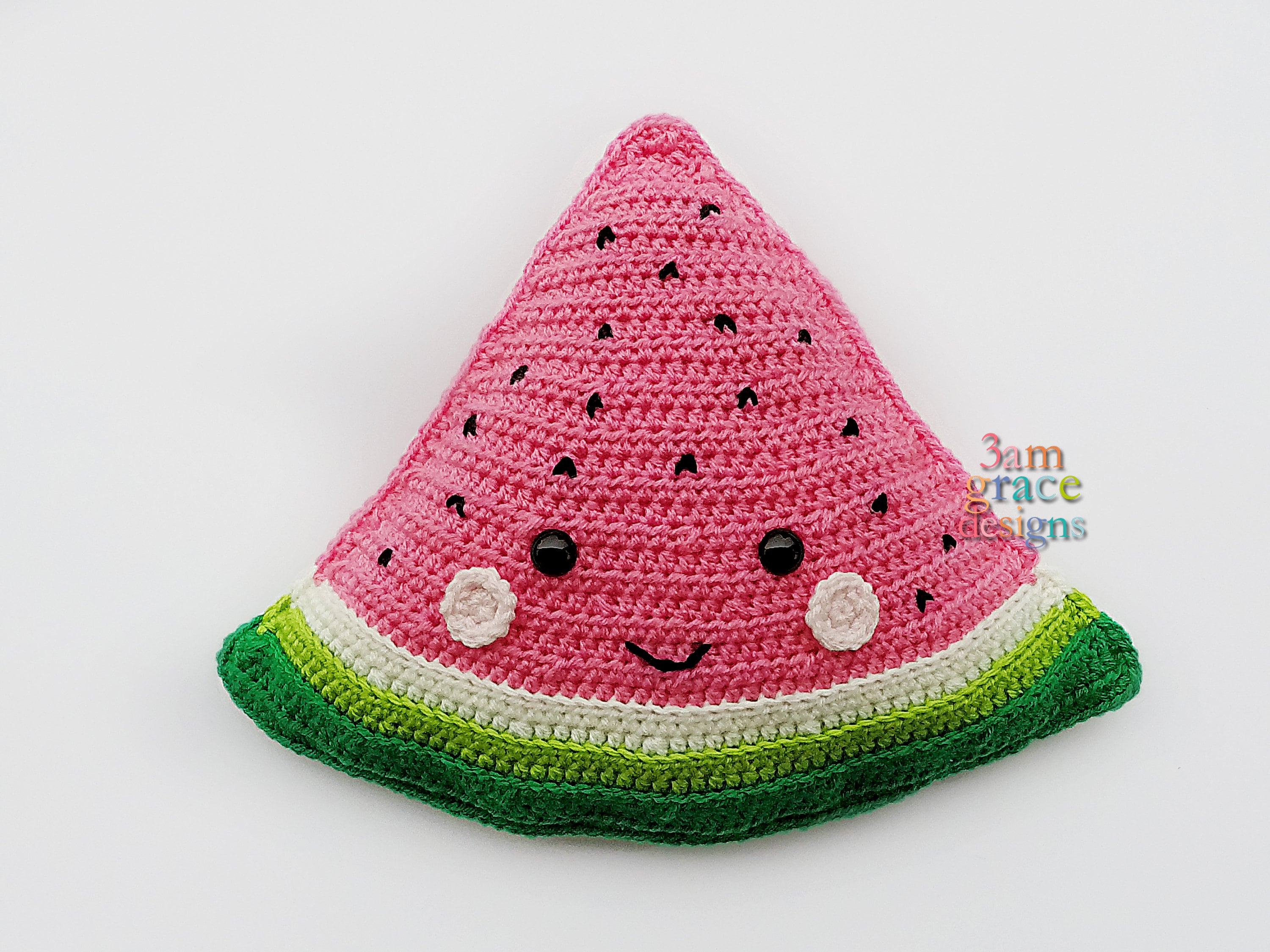 Watermelon Crochet Pattern Watermelon Amigurumi Pattern | Etsy