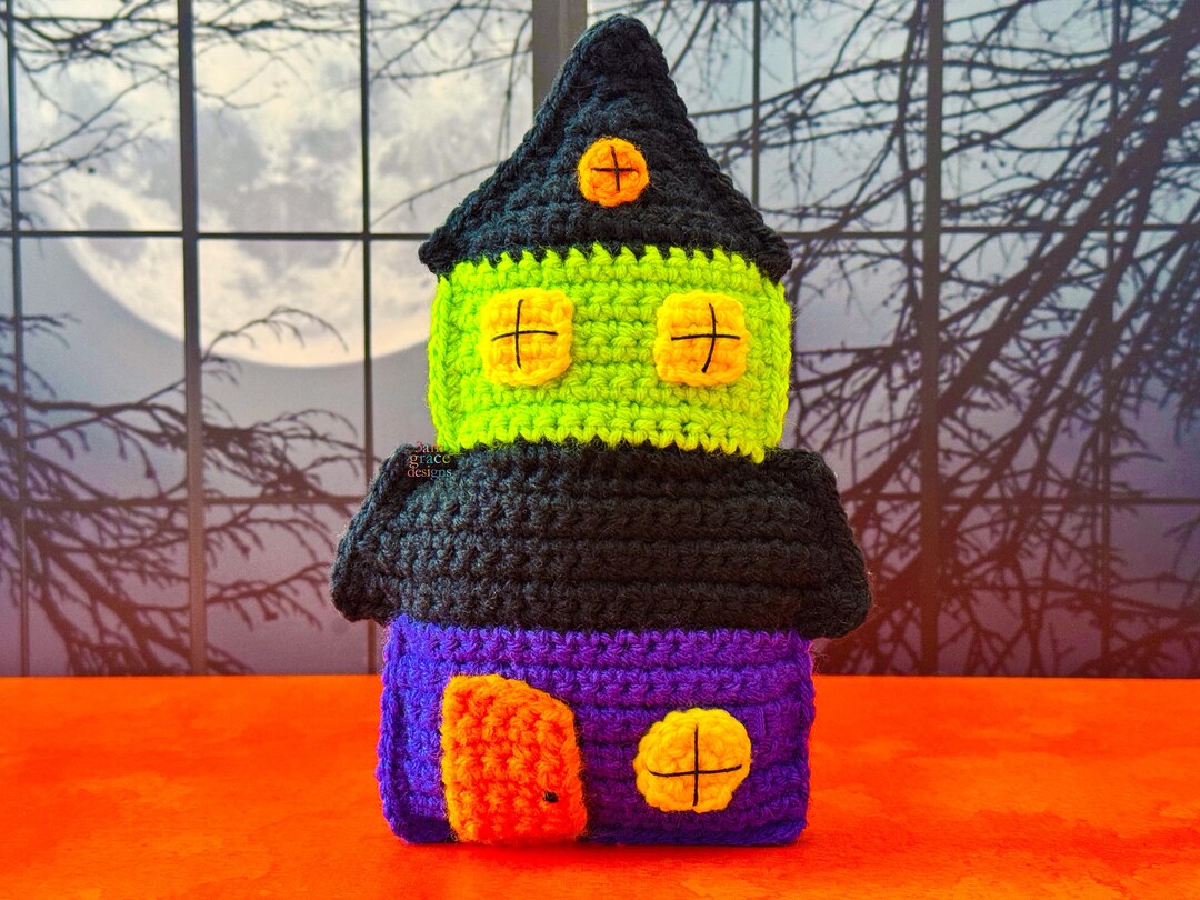 Mini Haunted House Crochet Pattern, Haunted House Amigurumi Pattern ...