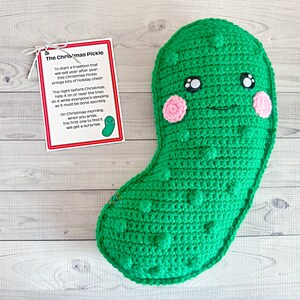 Christmas Pickle Crochet Pattern, Christmas Pickle Amigurumi Pattern ...