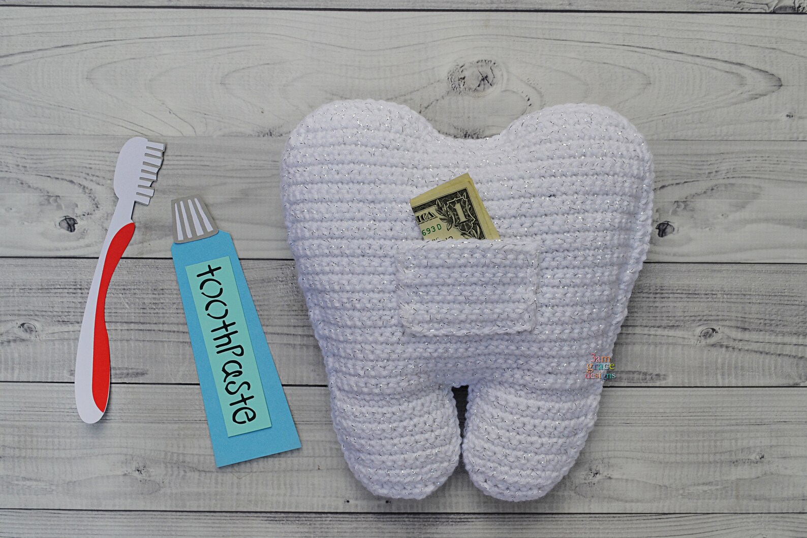 Tooth Fairy Pillow Crochet Pattern Tooth Fairy Pillow - Etsy