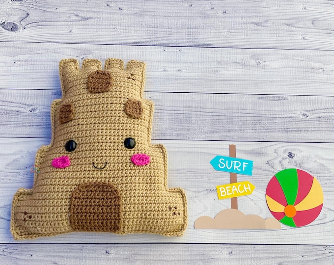 Crochet Pattern INSTANT DOWNLOAD Crochet Sand Castle Crochet Beach ...