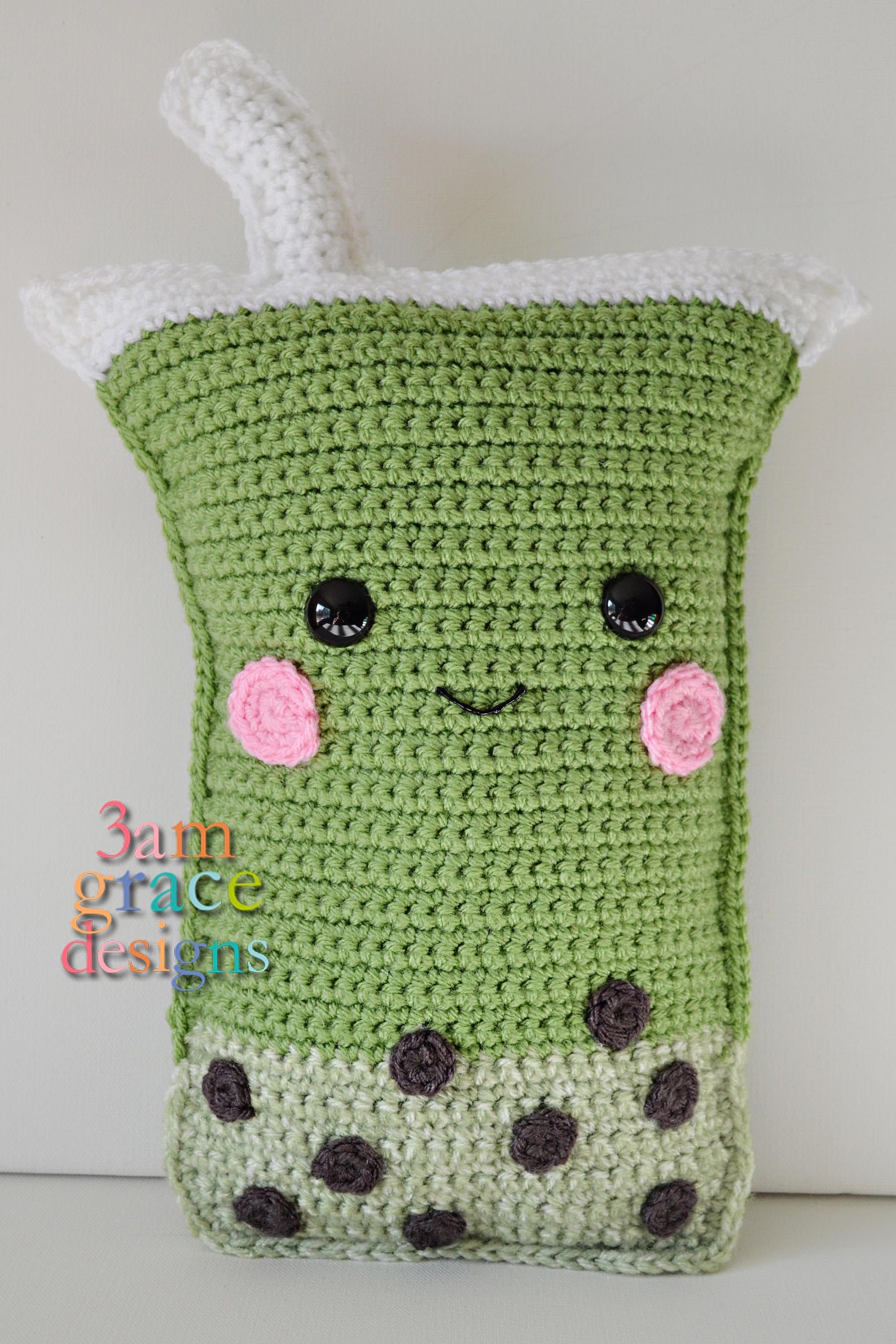 Milkshake Amigurumi Plushie Crochet Pattern Kawaii Cuddler Ragdoll PDF ...