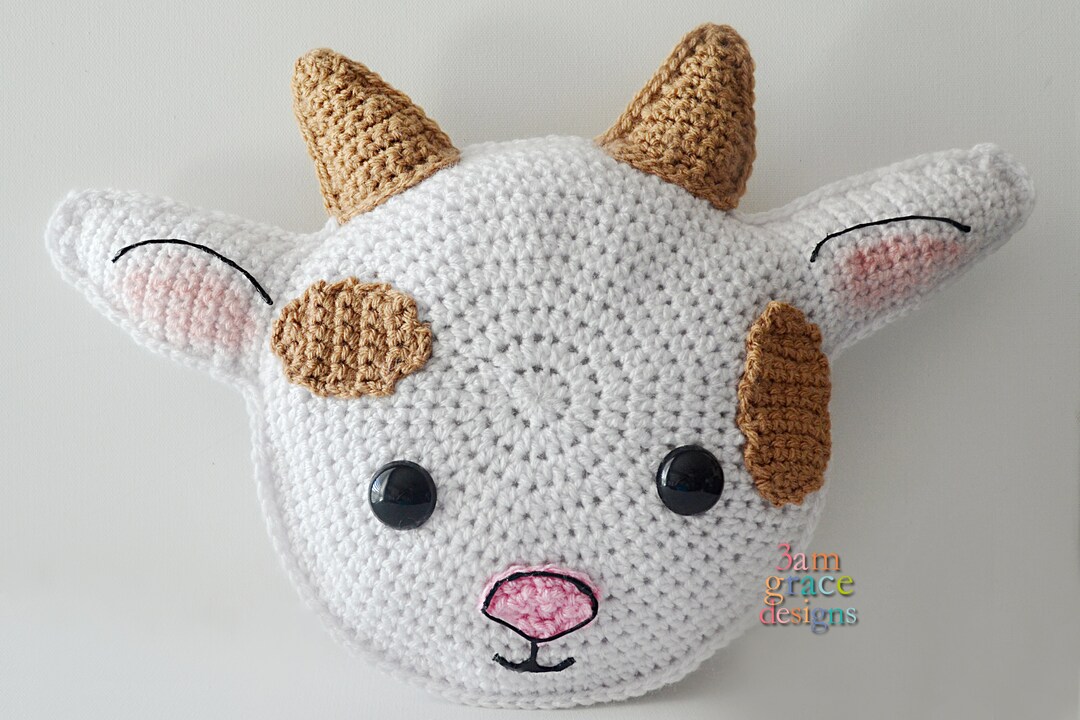 Goat Crochet Pattern, Goat Amigurumi Pattern, Goat Kawaii Cuddler, Goat ...