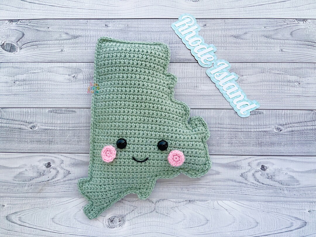 Rhode Island Crochet Pattern, Rhode Island Amigurumi Pattern, Rhode ...