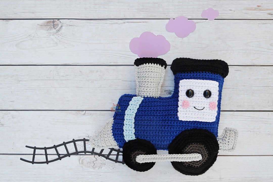 Train Crochet Pattern, Train Amigurumi Pattern, Train Plushie, Train ...