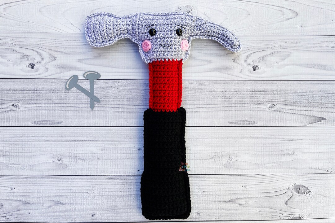 Hammer Crochet Pattern, Hammer Amigurumi Pattern, Hammer Kawaii Cuddler ...