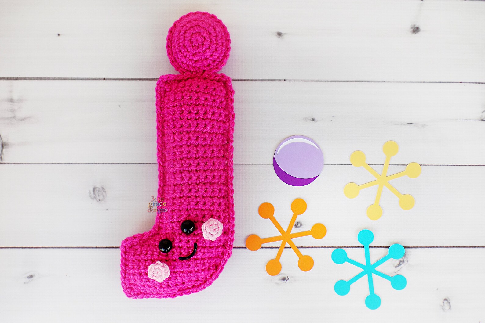 Lower Case Letter J Crochet Pattern Letter J Amigurumi - Etsy