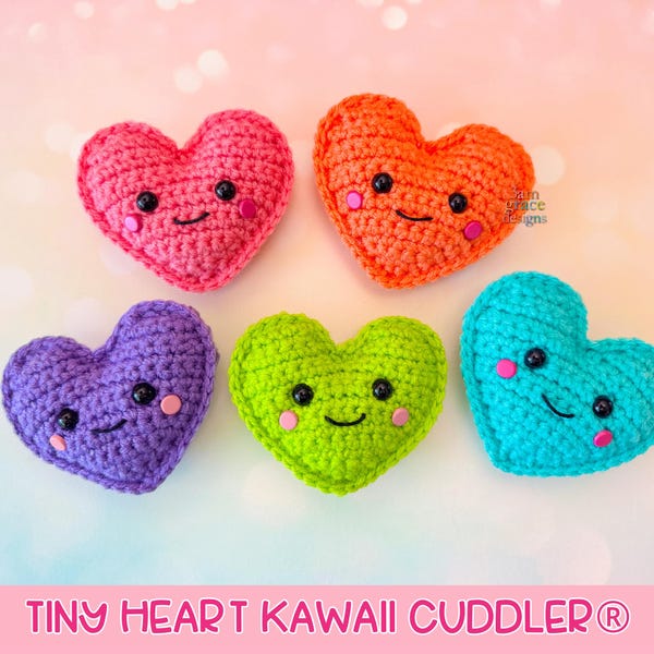 Heart Animals Crochet - Etsy