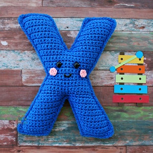 Letter X Crochet Pattern Letter X Amigurumi Pattern Alphabet | Etsy