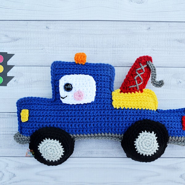 Crochet Tow Truck Pattern - Etsy