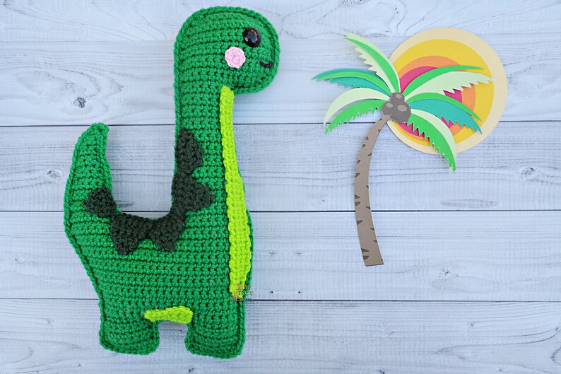 Brontosaurus Crochet Pattern Brontosaurus Amigurumi Pattern - Etsy