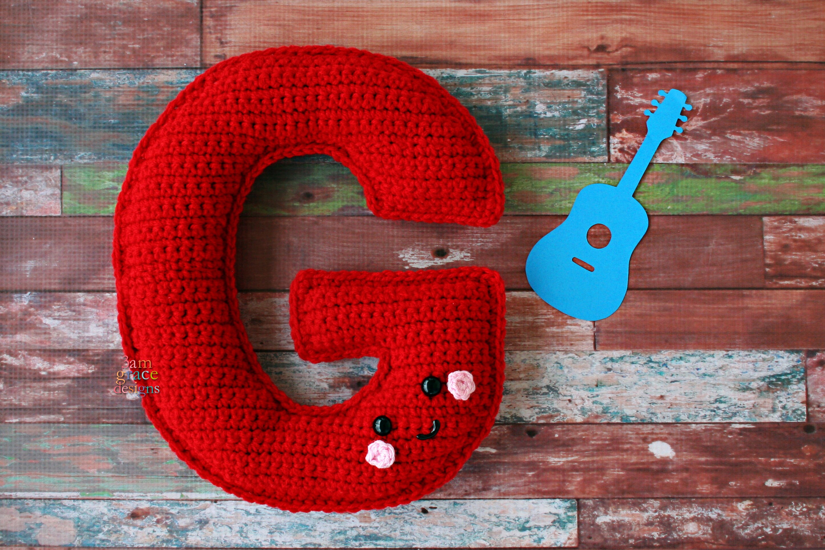 Letter G Crochet Pattern Letter G Amigurumi Pattern Alphabet - Etsy