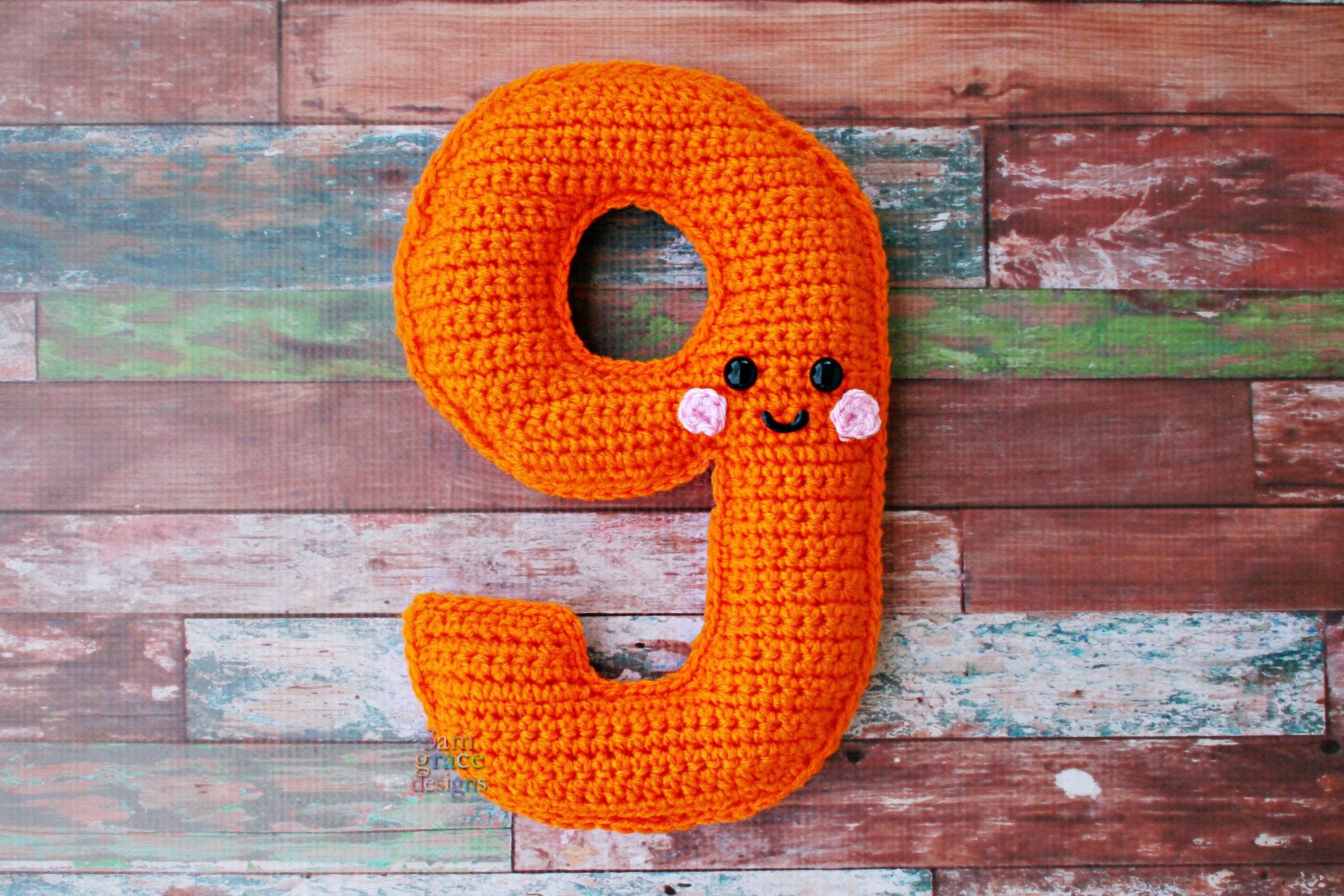 Number 9 Crochet Pattern Number 9 Amigurumi Pattern Number - Etsy