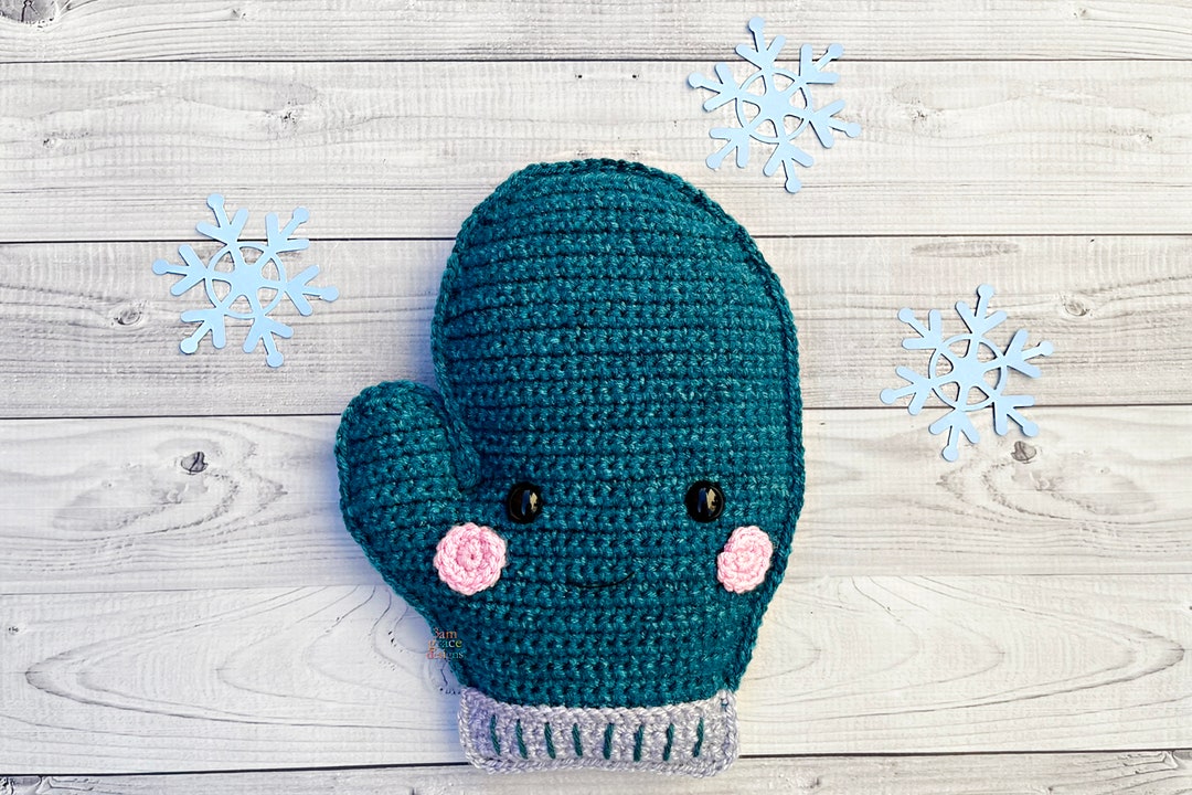Mitten Crochet Pattern, Mitten Amigurumi Pattern, Mitten Plushie ...