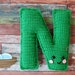 Letter N Crochet Pattern Letter N Amigurumi Pattern Alphabet - Etsy