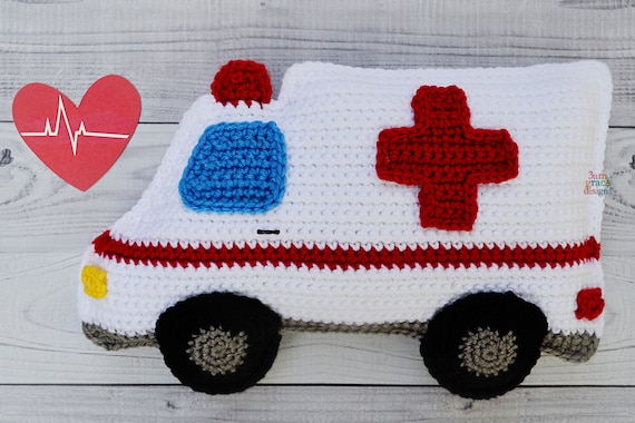 Ambulance Crochet Pattern Ambulance Amigurumi Pattern | Etsy