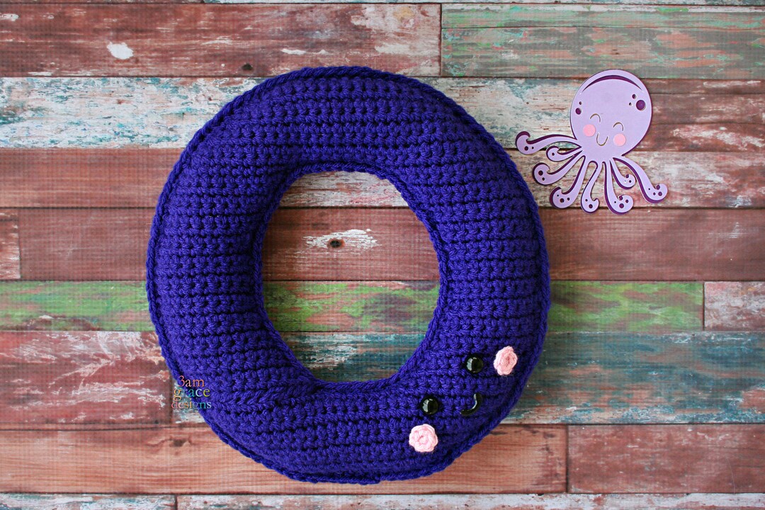 Letter O Alphabet Amigurumi Plushie Crochet Pattern Kawaii Cuddler ...