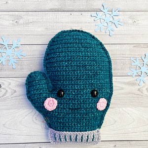 Mitten Crochet Pattern, Mitten Amigurumi Pattern, Mitten Plushie ...