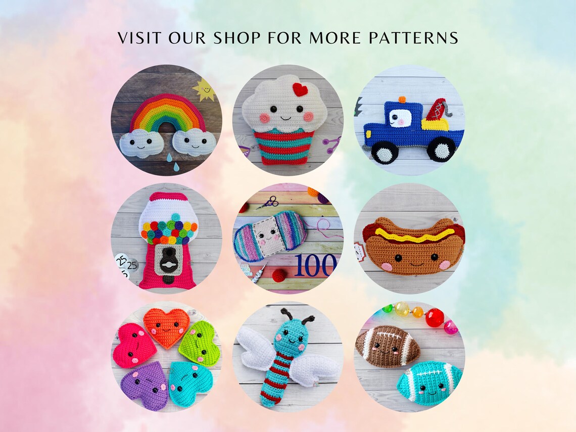 Scary Monster Amigurumi Plushie Crochet Pattern Kawaii Cuddler Ragdoll ...