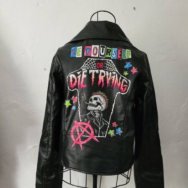 Punk Jacket - Etsy UK