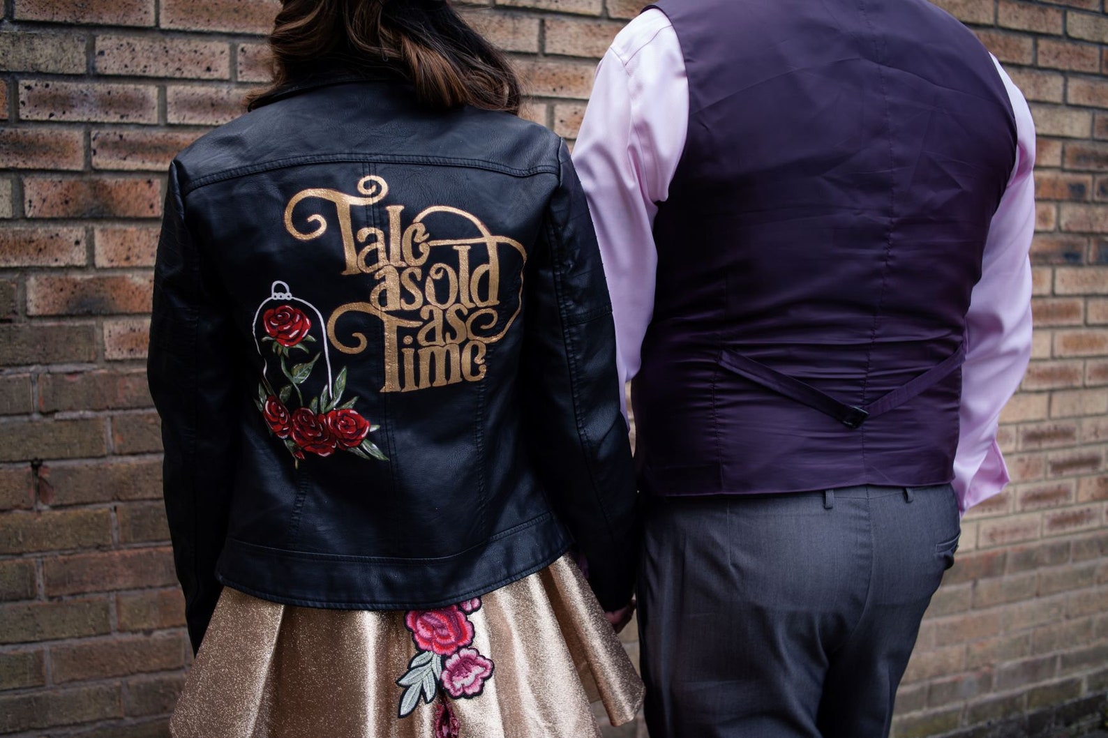 Beauty and the Beast Inspired Custom Painted Jacket | Etsy
