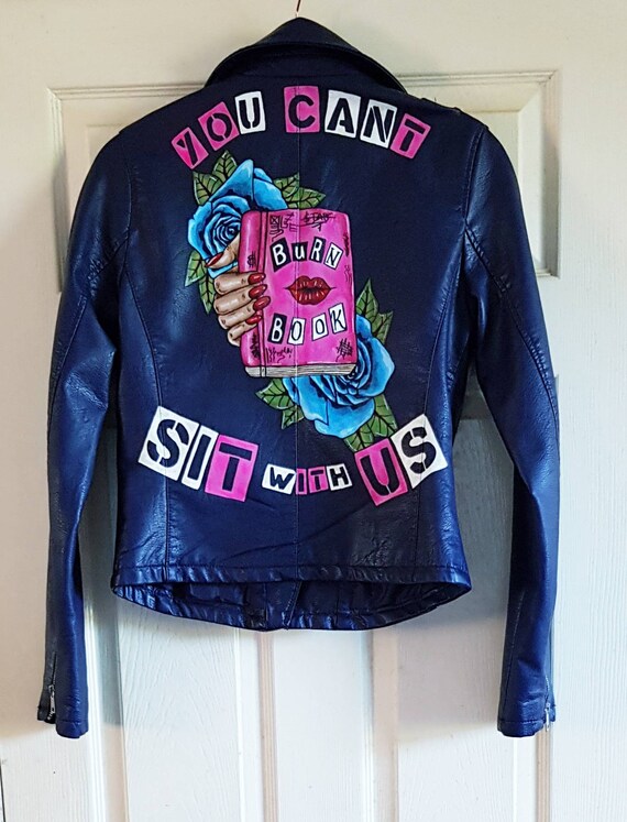 Custom Painted Mean Girls Burn Book Jacket Custom Jacket - Etsy