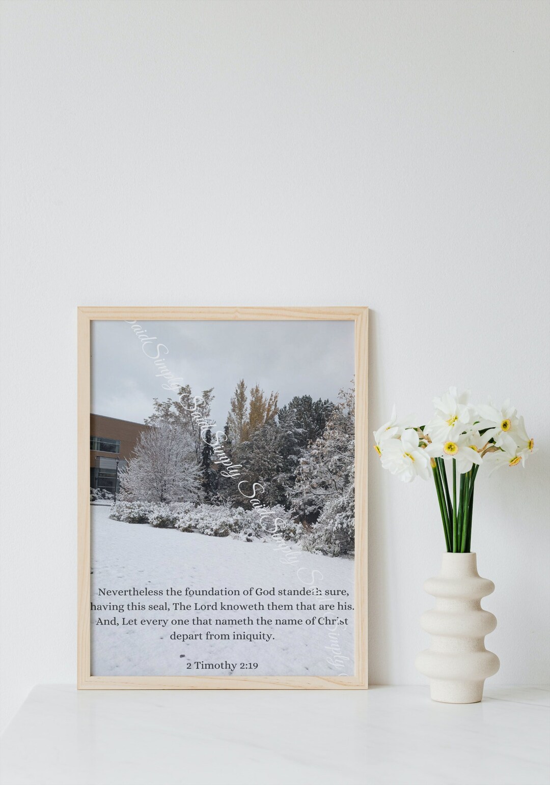Christian Wall Art Bible Verse Picture - Etsy