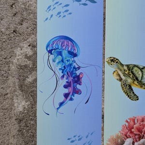 Ocean Themed Bookmarks - Etsy