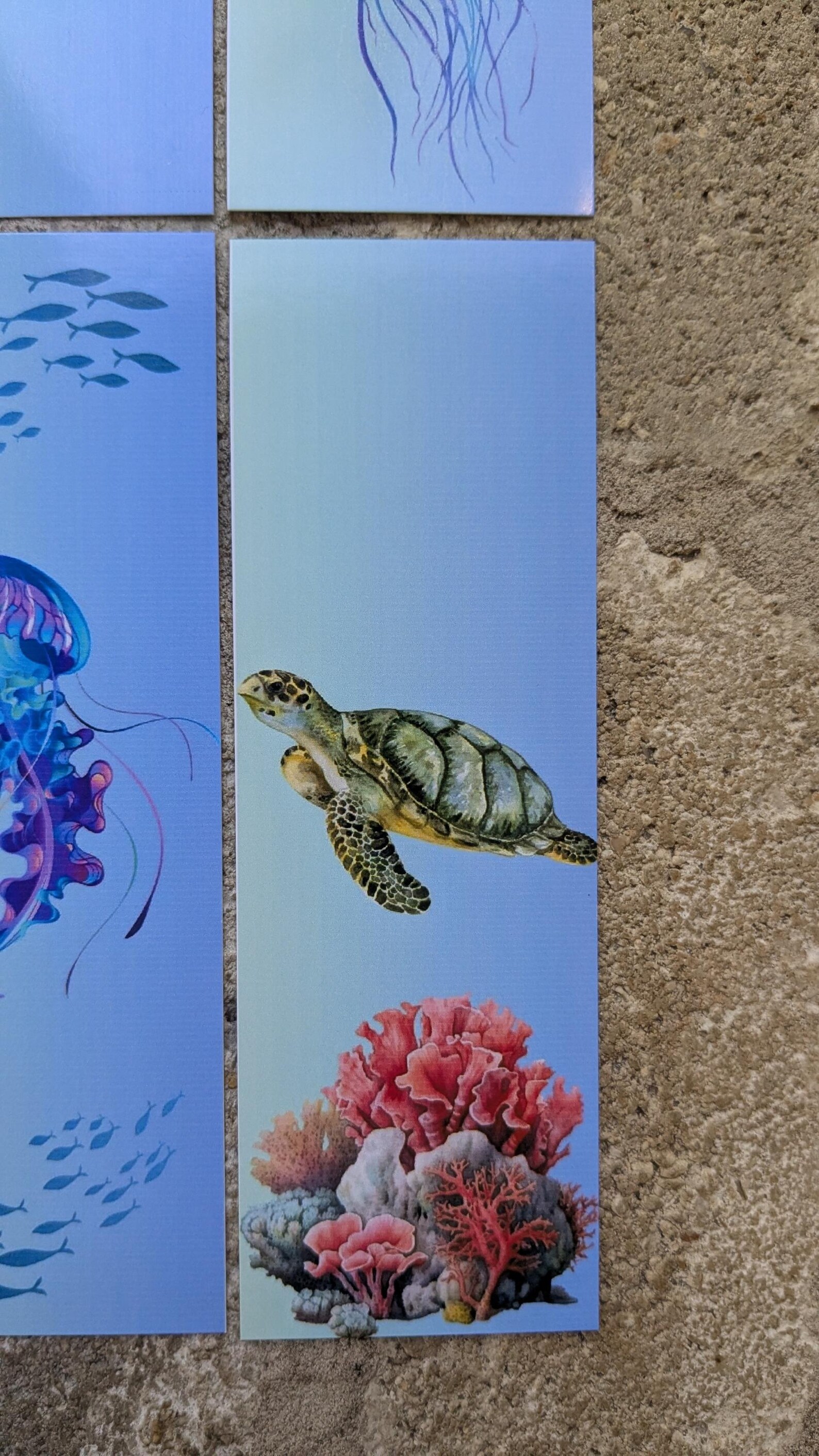 Ocean Themed Bookmarks - Etsy