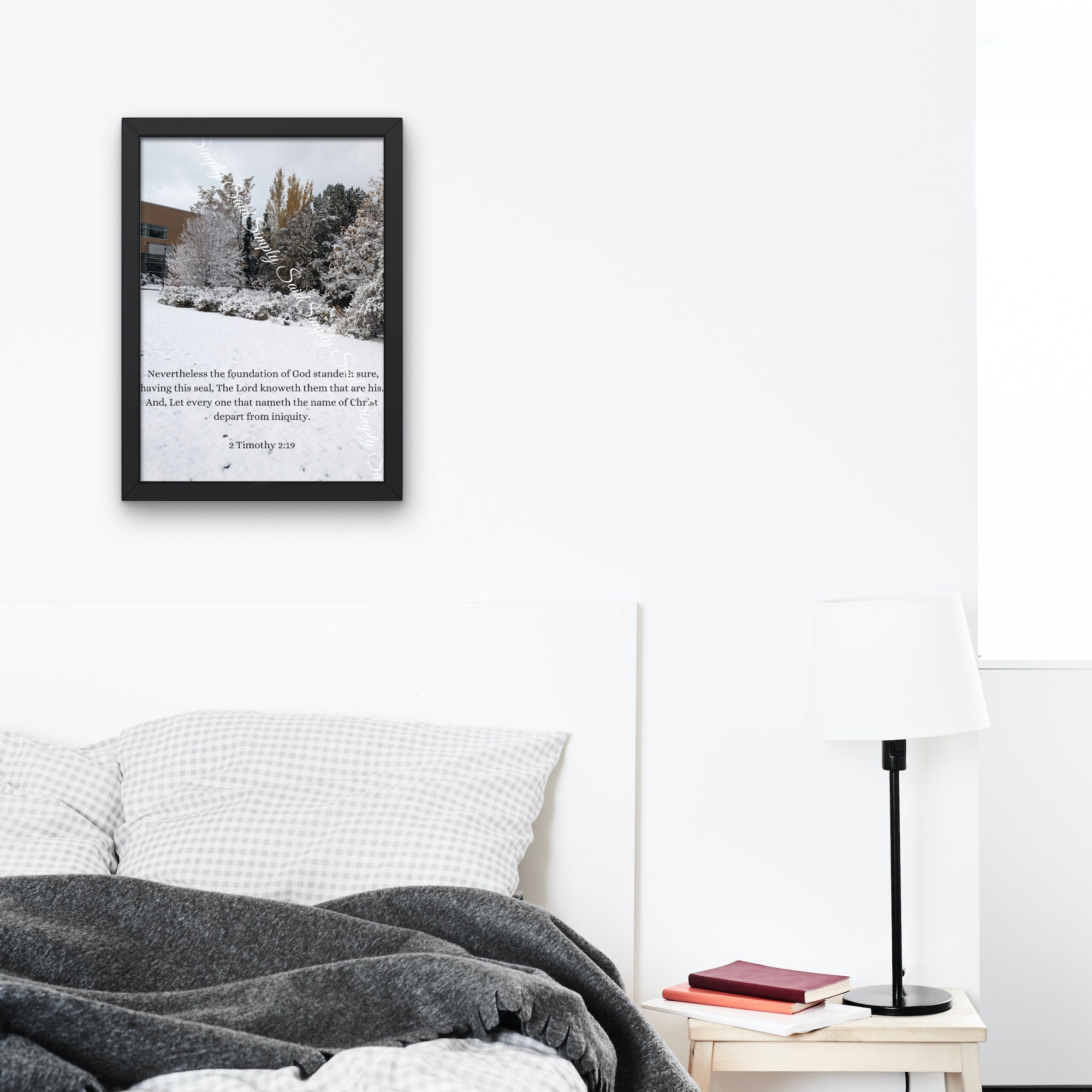 Christian Wall Art Bible Verse Picture - Etsy
